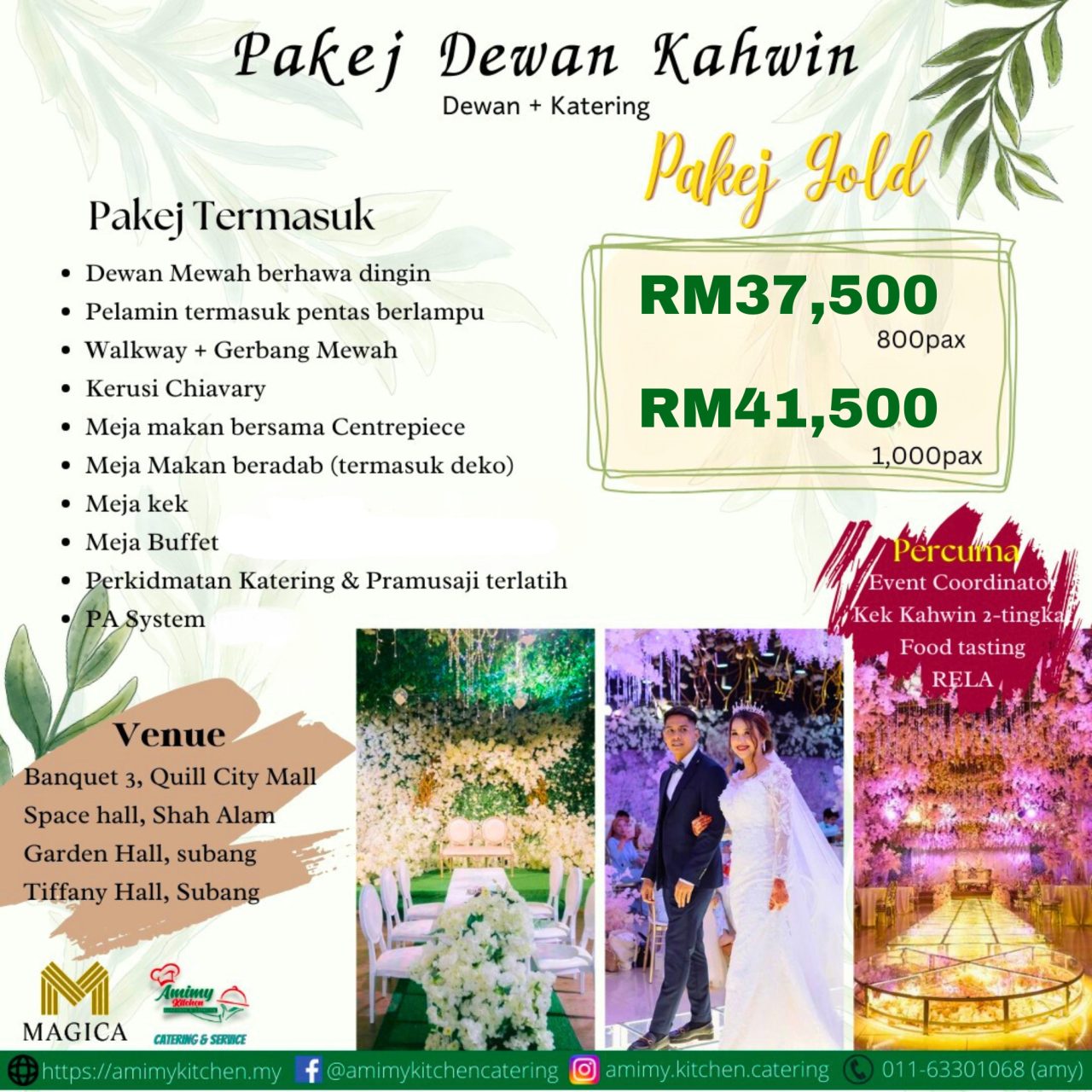 Promosi Pakej Kahwin Magica Hall 2025 - Visit Hall Now