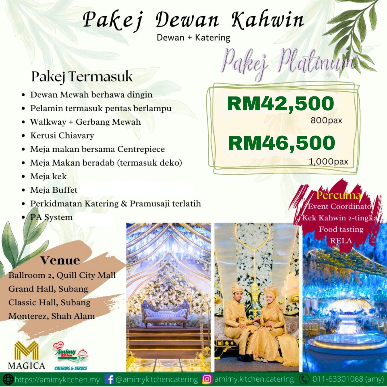 Promosi Pakej Kahwin Magica Hall 2025 - Visit Hall Now